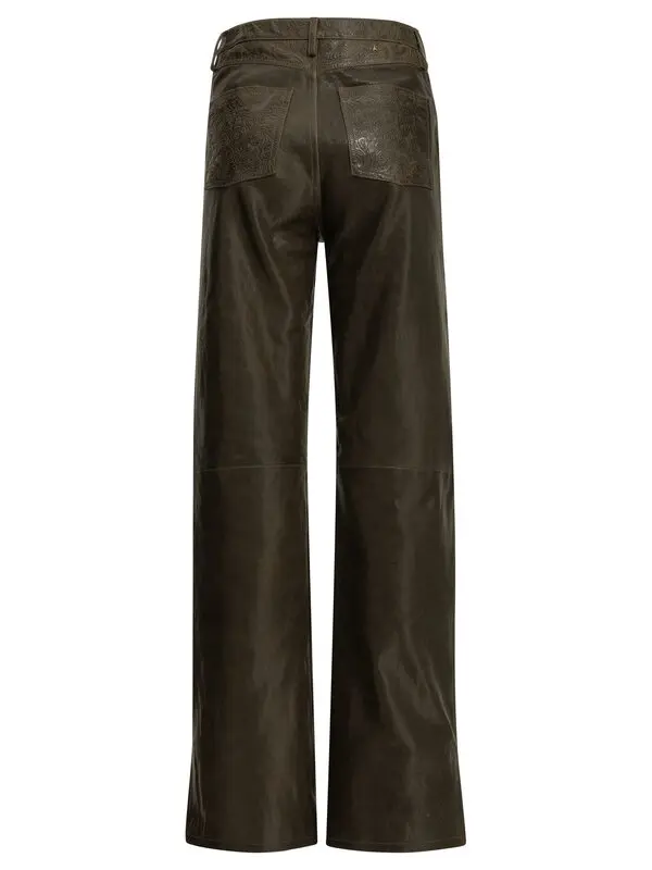 GOLDEN GOOSE High-waisted Straight Leg Casual Pants