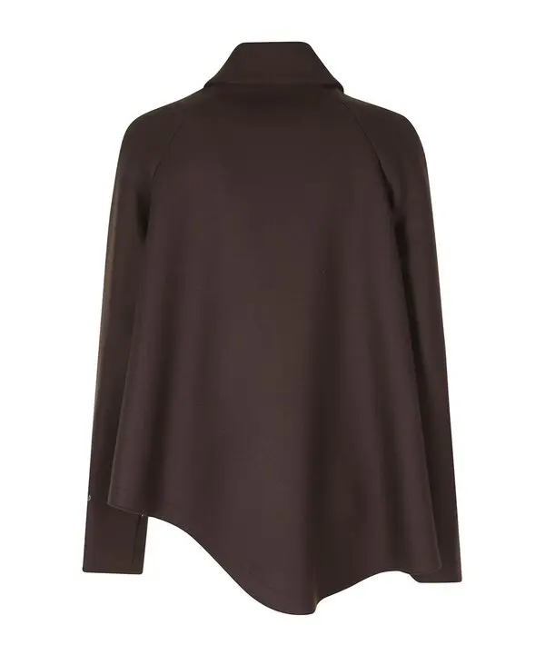 BAZAR DELUXE Long Sleeve Asymmetric Wool Jacket