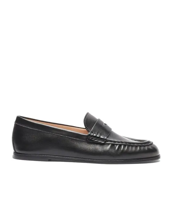 STUART WEITZMAN Spencer Loafer With Tonal Stitching - Black