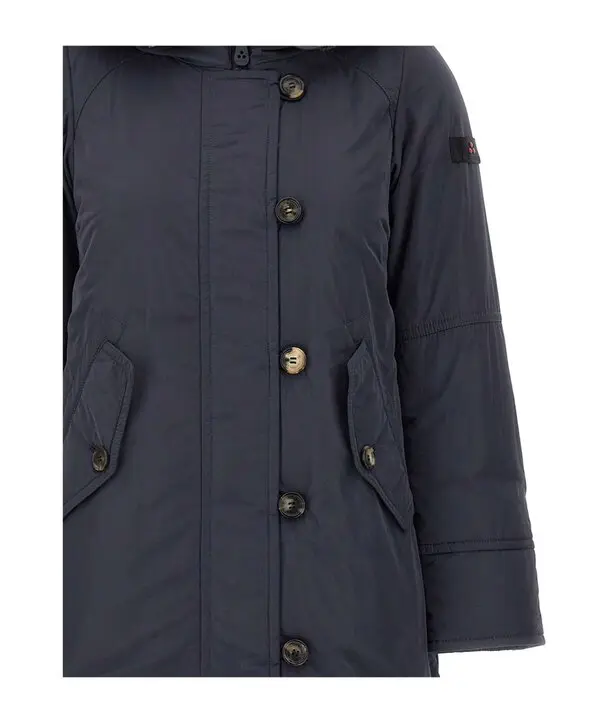 Peuterey Long-sleeve Hooded Parka With Detachable Fur Trim