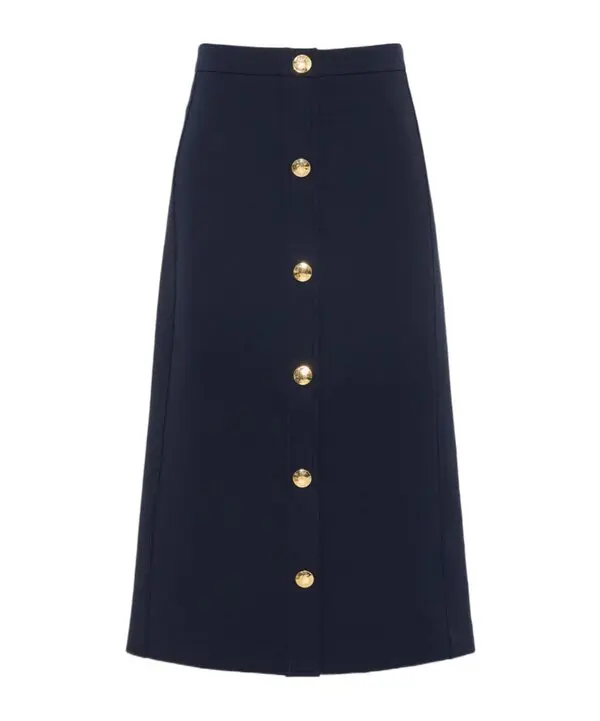 Max Mara Straight Skirt - Ultramarine