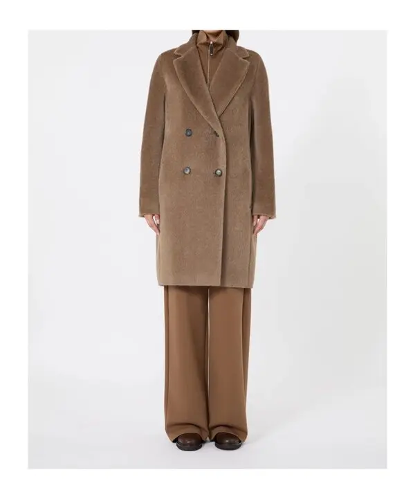 Max Mara Long-sleeved Double-breasted Coat