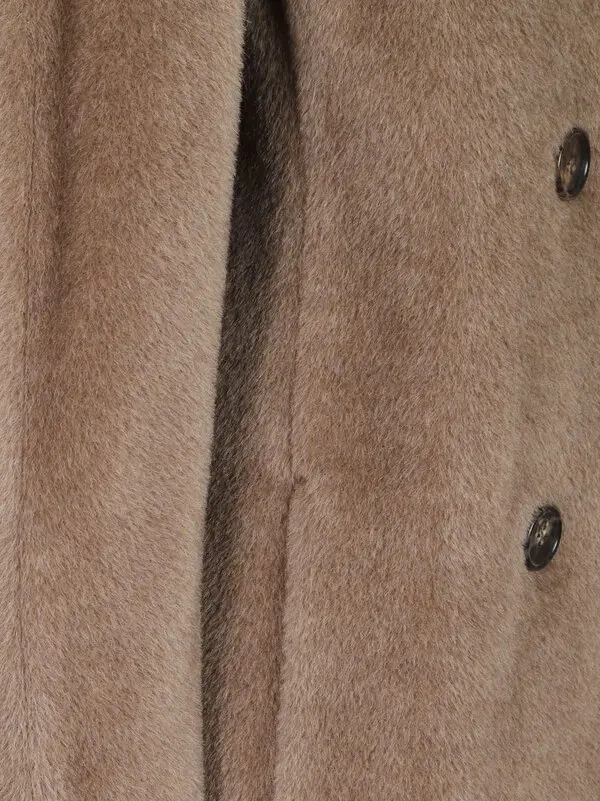 Max Mara Long-sleeved Double-breasted Coat