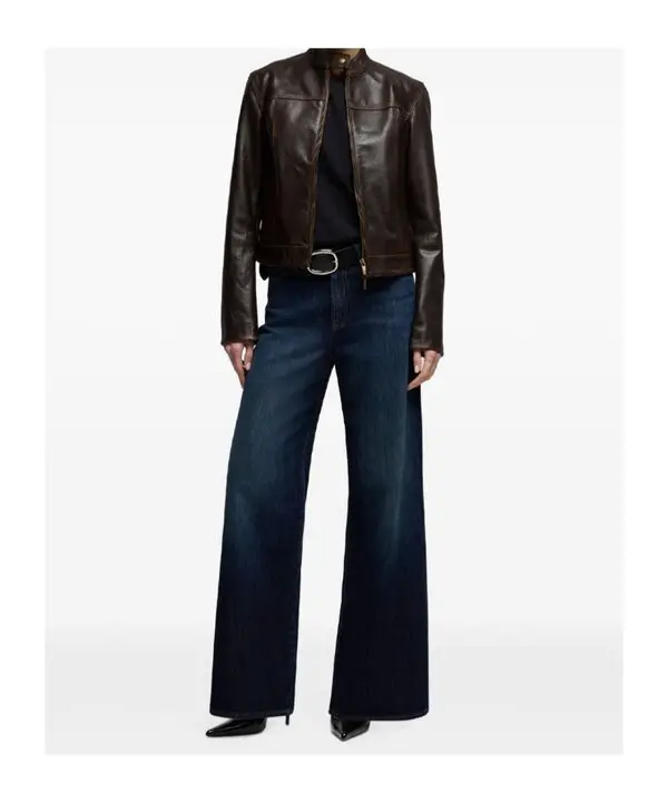 7 For All Mankind Wide-leg Jeans - Blue