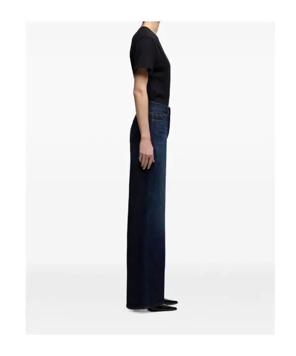 7 For All Mankind Wide-leg Jeans - Blue