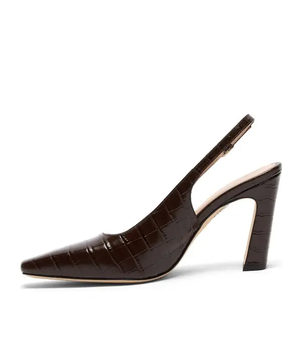STUART WEITZMAN Stassi Slingback 85 - Walnut