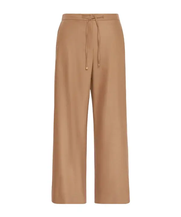 Max Mara Drawstring Wide-leg Trousers