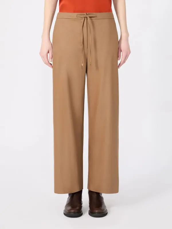 Max Mara Drawstring Wide-leg Trousers