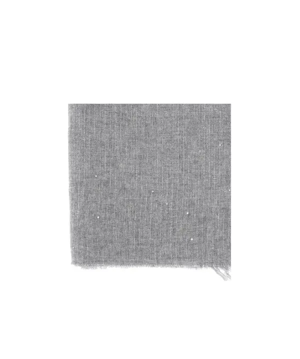 GRAN SASSO Raw-edge Hem Scarf