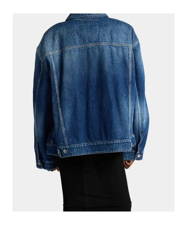 Dsquared2 Distressed Denim Oversized Jacket