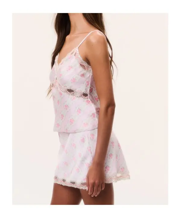 LoveShackFancy Bernes Mini Printed Skirt