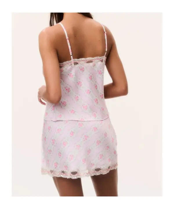 LoveShackFancy Bernes Mini Printed Skirt