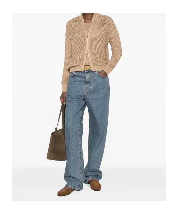 Max Mara Sequin Embellished Cardigan