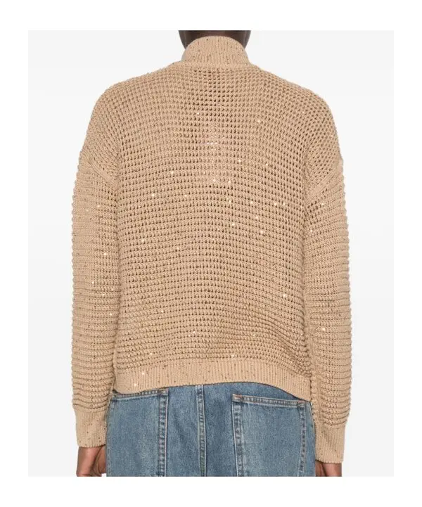 Max Mara Sequin Embellished Cardigan
