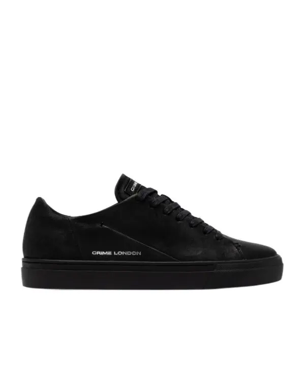CRIME LONDON Amuse Obsidian Low-top Sneakers - Black