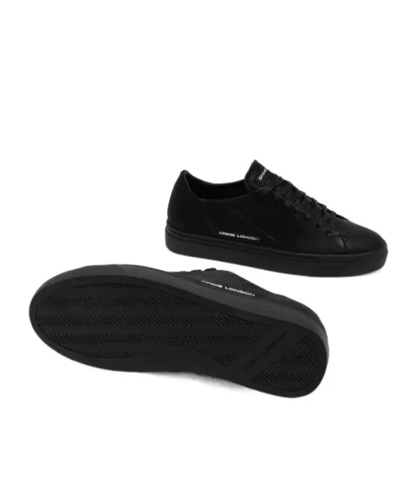 CRIME LONDON Amuse Obsidian Low-top Sneakers - Black