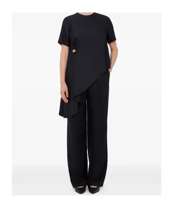 Loulou De Saison Madea Draped Asymmetric Top