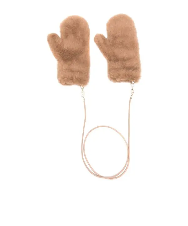 Max Mara Camel Hair Gloves