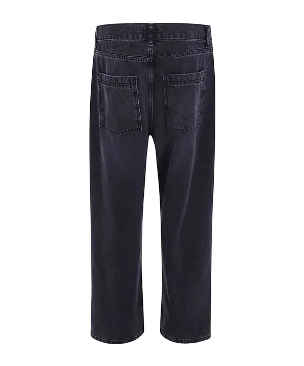ARTE ANTWERP Faded-effect Logo-patch Jeans