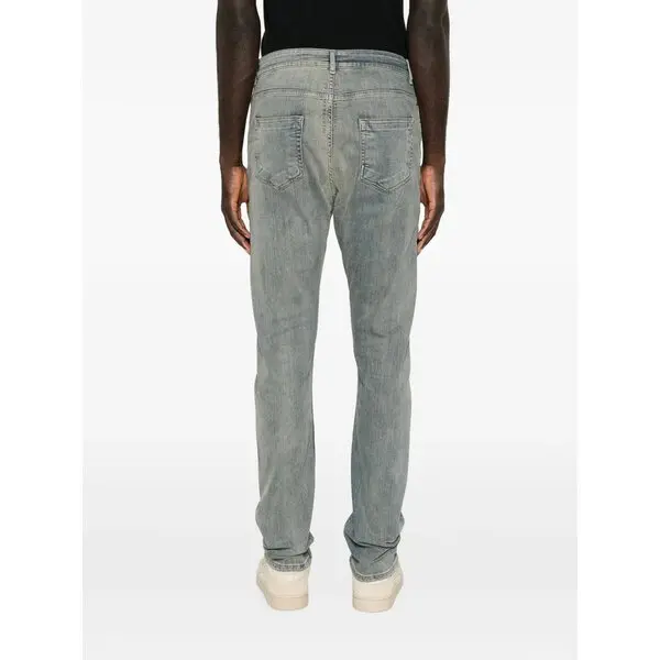 Rick Owens Detroit Faded-effect Five-pocket Jeans
