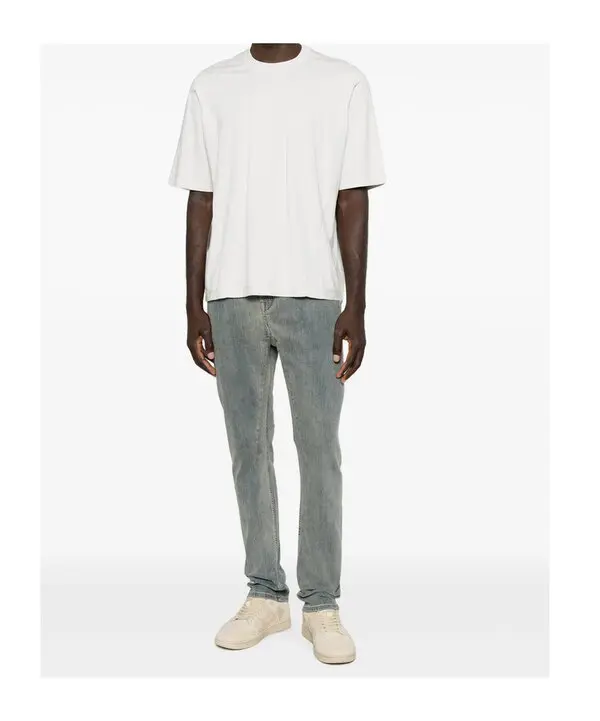 Rick Owens Detroit Faded-effect Five-pocket Jeans