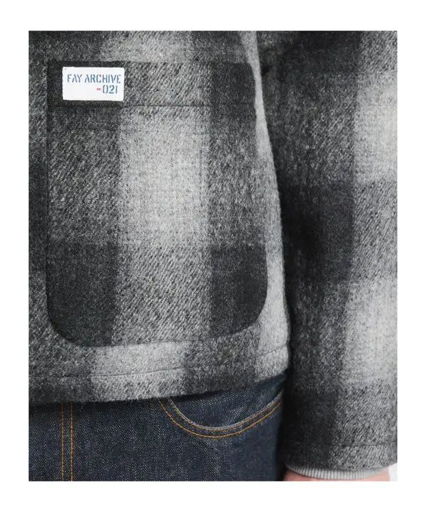 FAY Reversible Padded Wool Jacket
