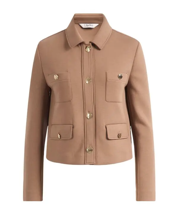 Max Mara Smmsabato Button-up Jacket - Camel