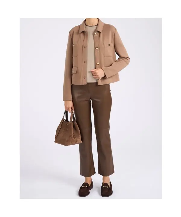 Max Mara Smmsabato Button-up Jacket - Camel