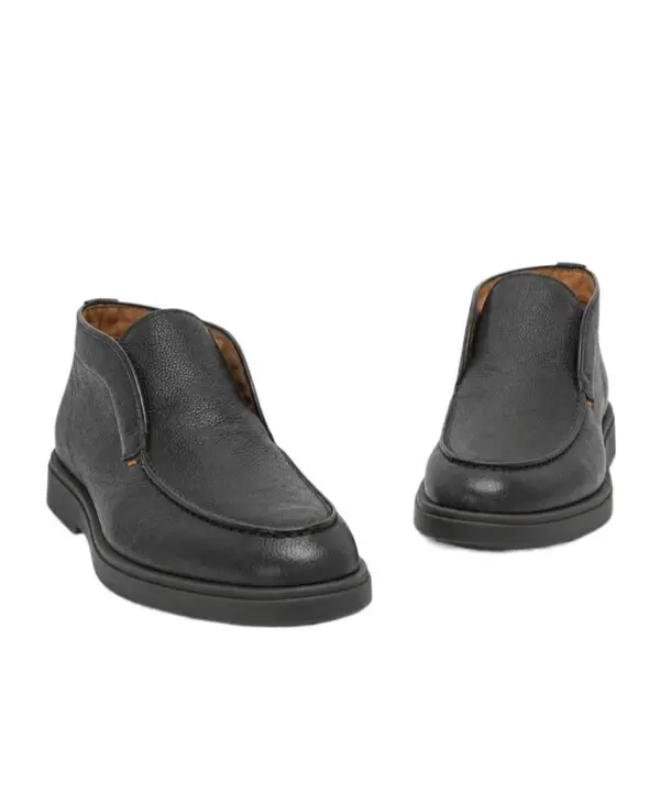 Santoni Leather Loafers
