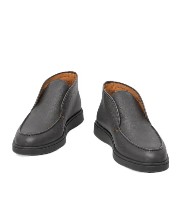 Santoni Leather Loafers
