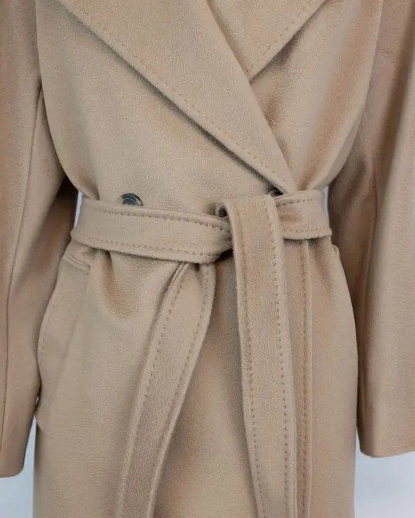 Max Mara Resina Double-breasted Coat - Camel