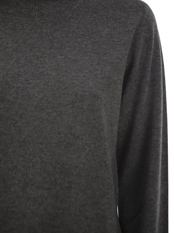 Max Mara Msteducata Roll Neck Knitted Sweater - Black