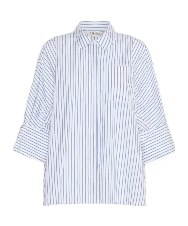 Max Mara Striped Oversized Shirt