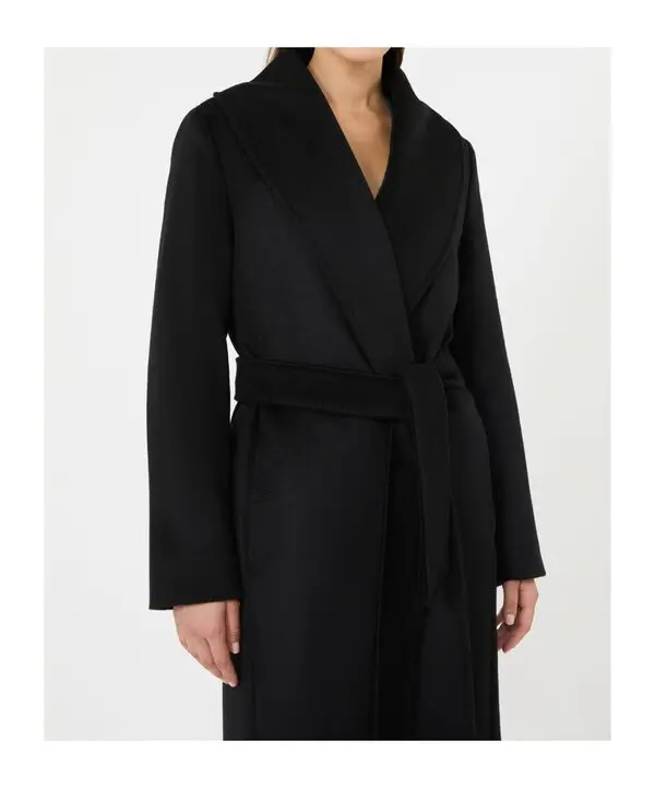 Max Mara Loriana Long-sleeve Belted Coat