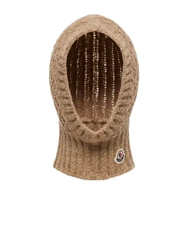 Moncler Bouclé Wool Blend Balaclava