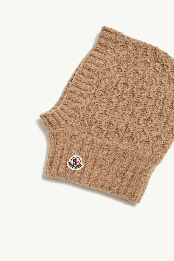 Moncler Bouclé Wool Blend Balaclava