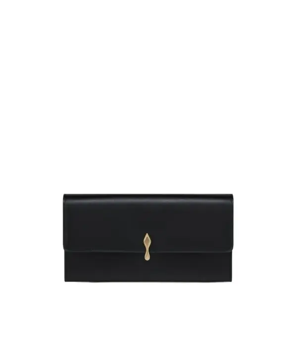 CHRISTIAN LOUBOUTIN Flap Wallet - Black
