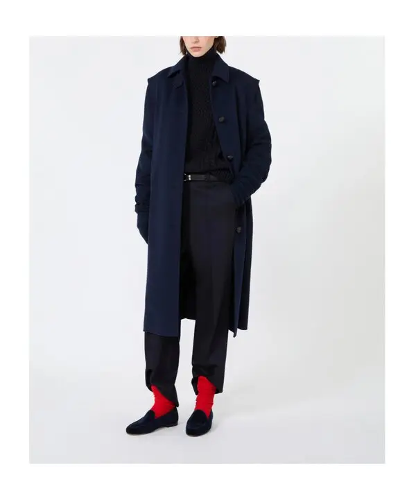 Max Mara Long Single-breasted Coat - Black