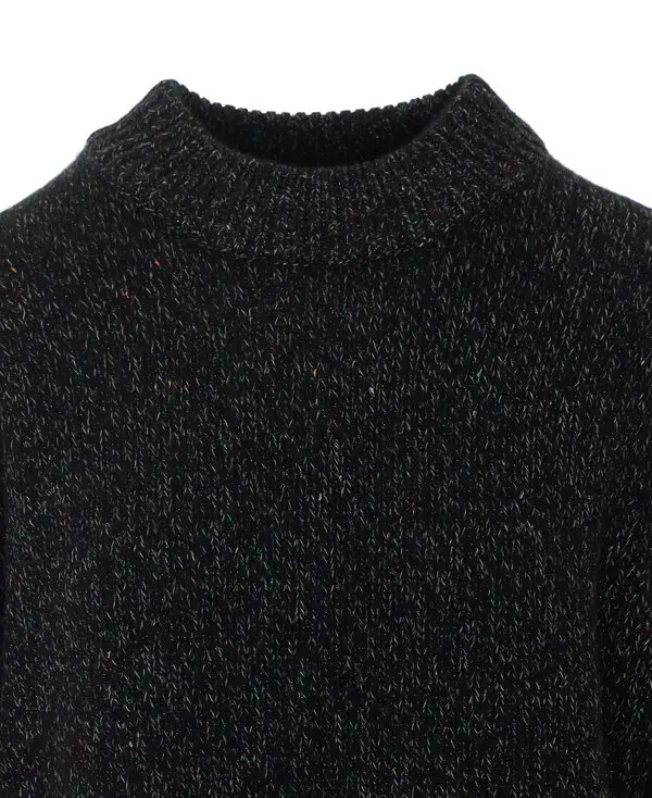 LISA YANG Shimmering High-neck Knit Sweater
