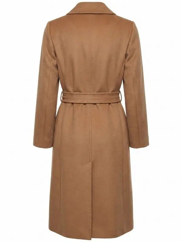 Max Mara Belted Long Coat - Brown