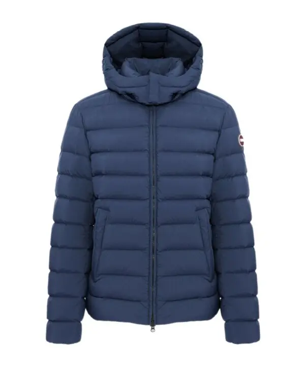 COLMAR Quilted Down Jacket With Detachable Hood