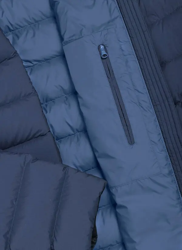 COLMAR Quilted Down Jacket With Detachable Hood