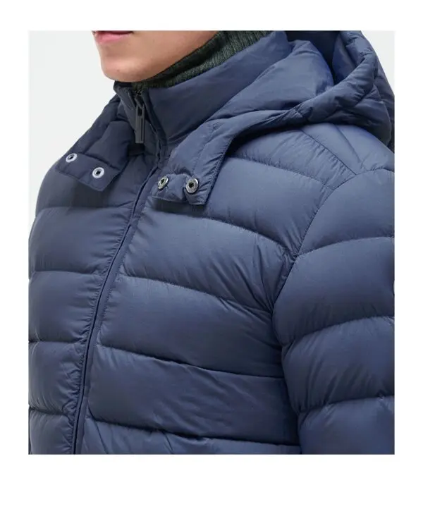 COLMAR Quilted Down Jacket With Detachable Hood