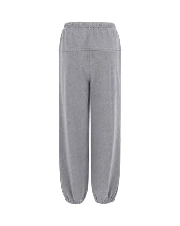 Sportmax Candore Drawstring Trousers - Light Gray