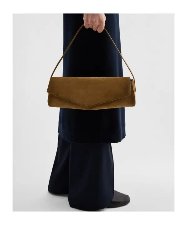 JIL SANDER Kante Flap Shoulder - Walnut Color