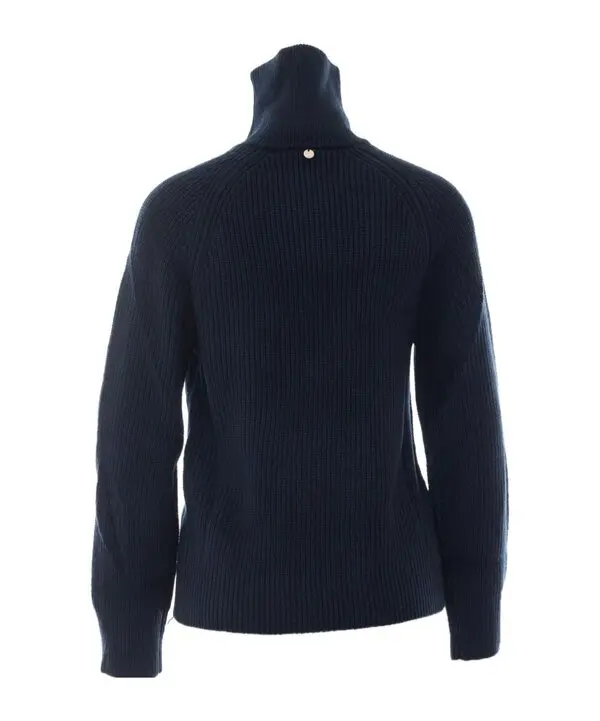 Liu Jo Zip-up High Neck Knitted Sweater