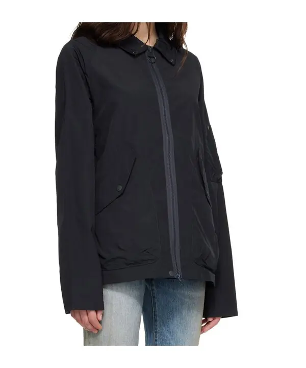 Barbour Zip-up Jacket With Embroidered Logo