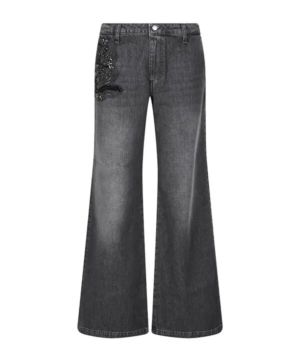 ERMANNO FIRENZE Faded Flared Jeans