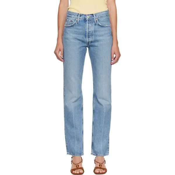 AGOLDE Lana Button Jeans