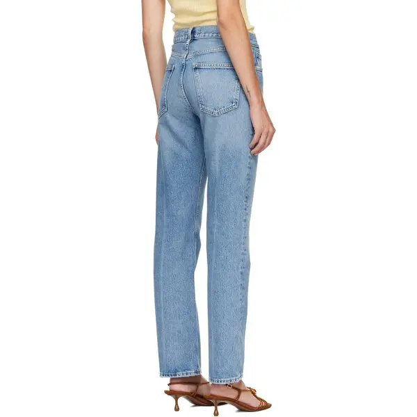 AGOLDE Lana Button Jeans